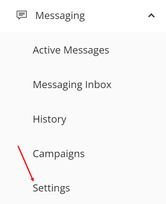 Messaging Settings | Nectar Desk Knowledgebase